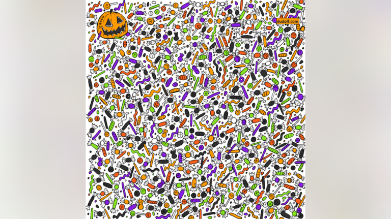 Halloween candy seek-and-find: Can you spot the hidden spider and ...