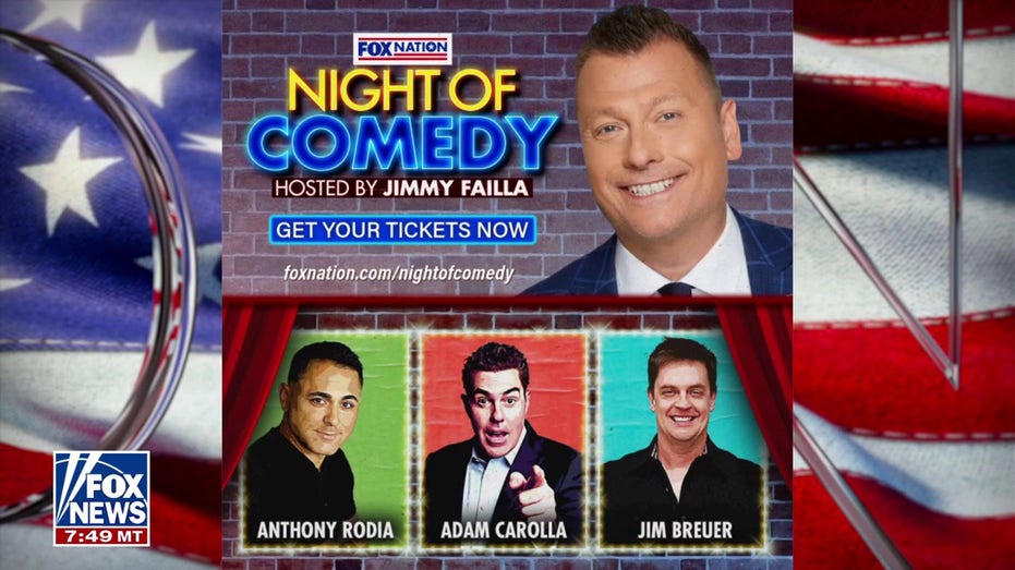 Fox Nation humors with 'Night of Comedy' featuring Adam Carolla, Jim ...