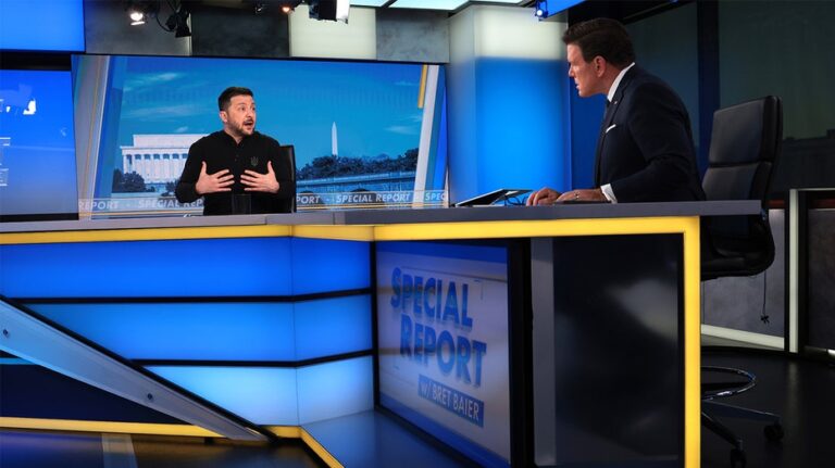 Fox News' Zelenskyy interview watched by 6.4 million viewers, surpassing NBC, CBS evening ...