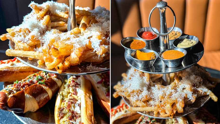 Hot dog towers are a budget-friendly replacement for seafood towers ...