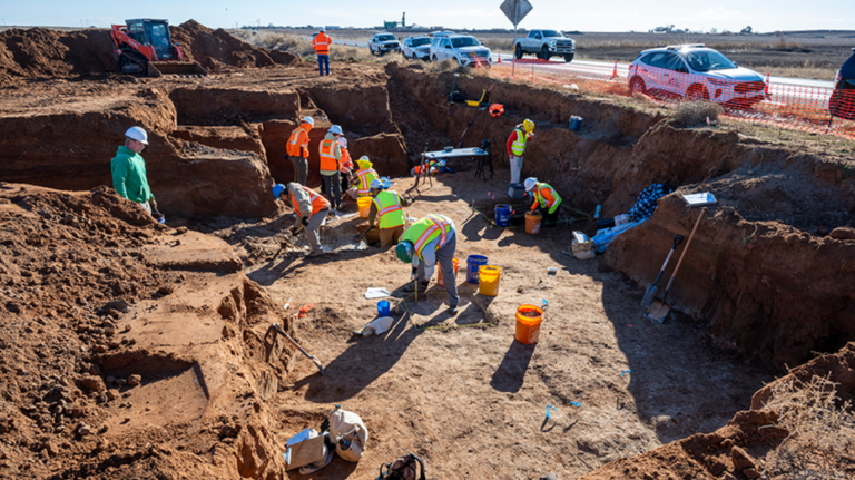 Texas road construction unearths 'colossal' prehistoric remains of 'big ...