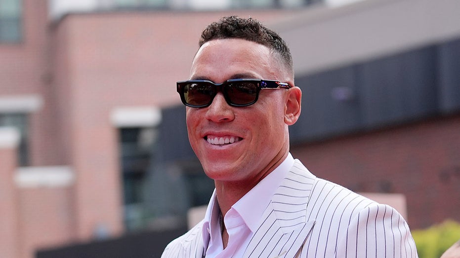 Aaron Judge talks about wearing Yankees uniform at MLB All-Star Game ...