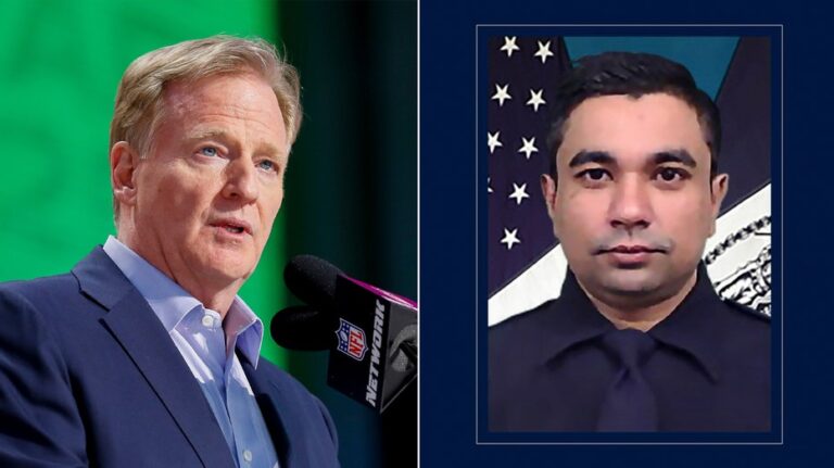 NFL's Roger Goodell praises NYPD officer who was killed in NYC shooting ...