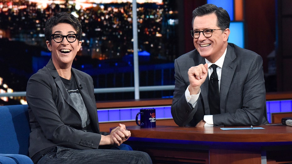 Stephen Colbert had left-wing journalists, hosts on 'The Late Show ...