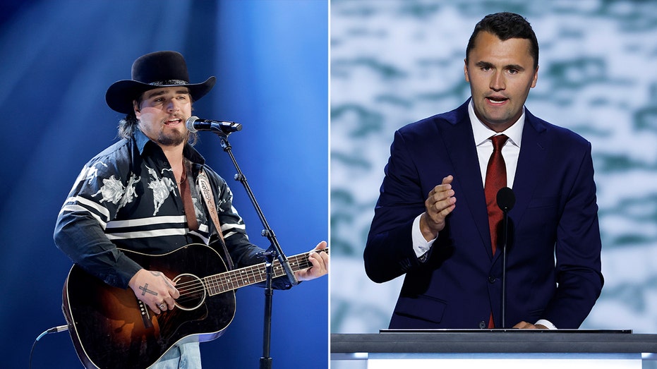 Country singer Gavin Adcock rallies fans with ‘Charlie Kirk’ chant ...