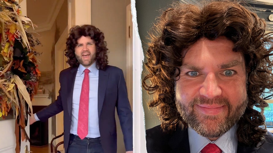 VP JD Vance dresses up as his own viral meme for Halloween, social ...