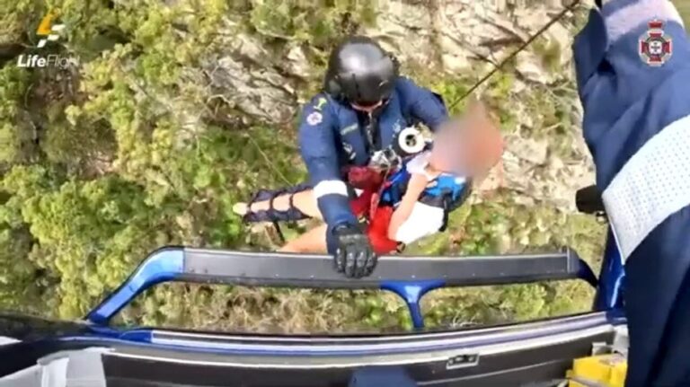 Rescue helicopter saves hiker injured in mountain fall - FOX 24 WTAT