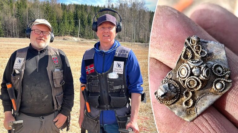 Treasure hunters find biggest Viking coin hoard in country's history ...