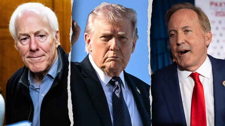 Trump flexes MAGA muscle in Texas Senate runoff clash between Cornyn ...